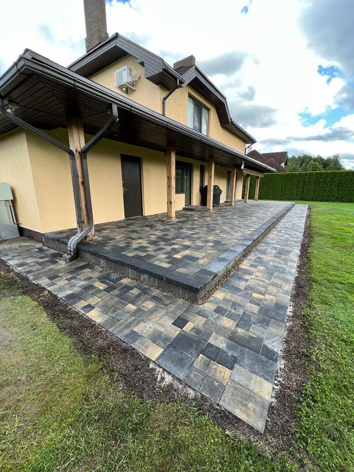 Vēl viens skaists DreamYard darbs - privātmājas terase, kas izveidota ...